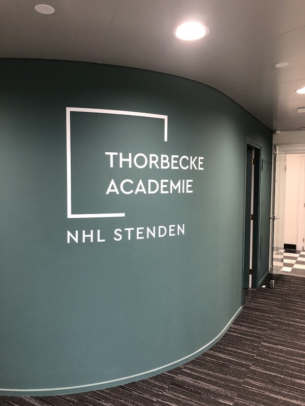 NHL Stenden - Thorbecke Academie | Wayfinding Nederland