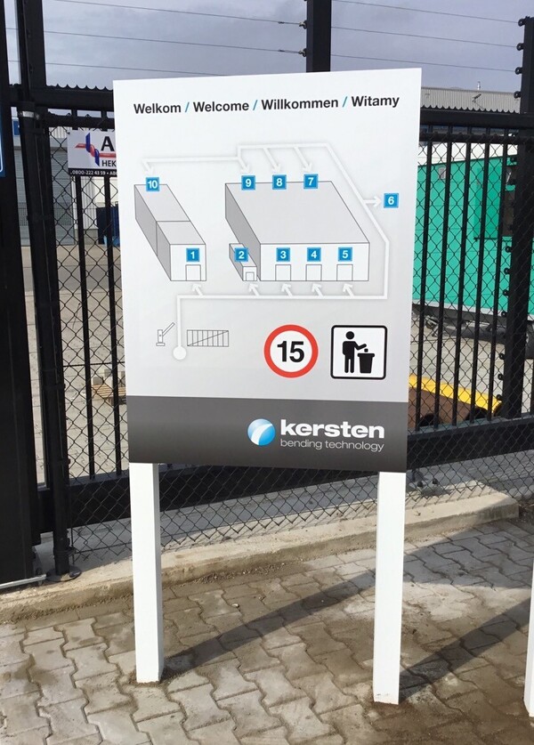 Kersten Europe - Wanssum | Wayfinding Nederland